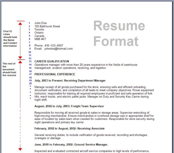 A Guide to Create a Canadian Style Resume, Increase your Chances of ...