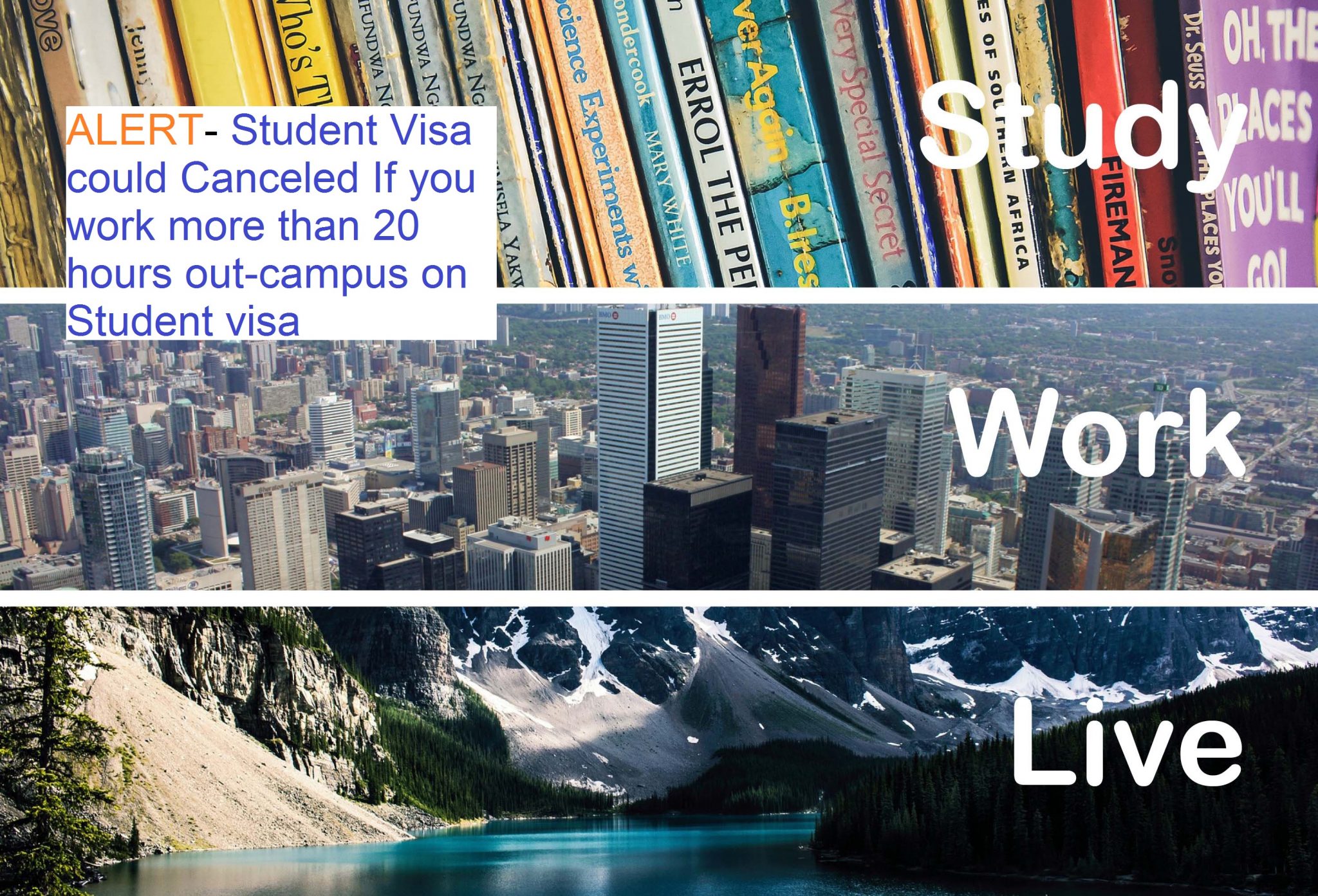 Alert Student Visa To Be Canceled If Found Working More Than 20 Hours Alert Student Visa To Be Canceled If Found Working More Than 20 Hours